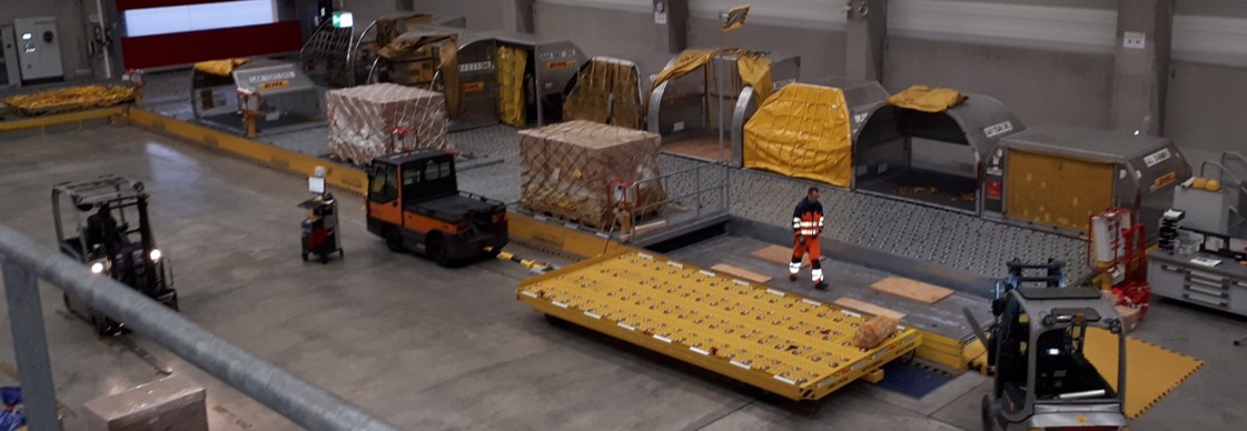 ULD Handling System for DHL Hub at Leipzig Halle Airport - THIEL ...