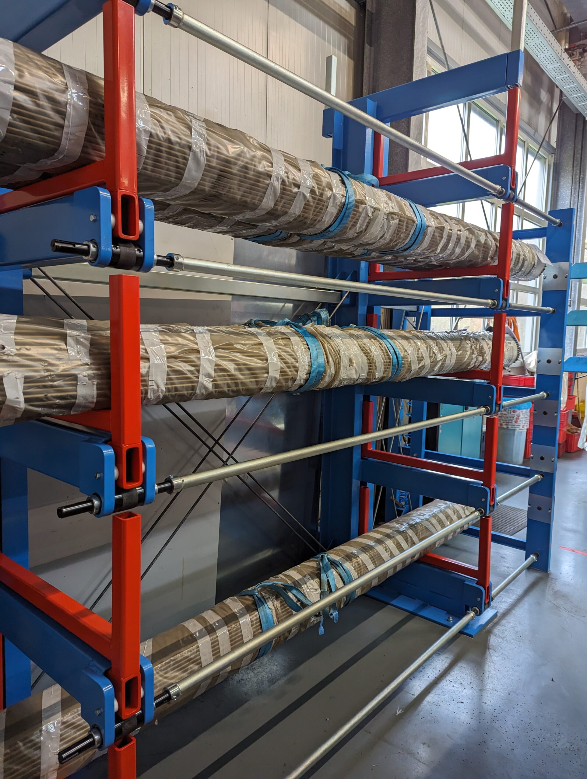 Long Goods Racks - THIEL Storage & Handling Systems Long materials ...