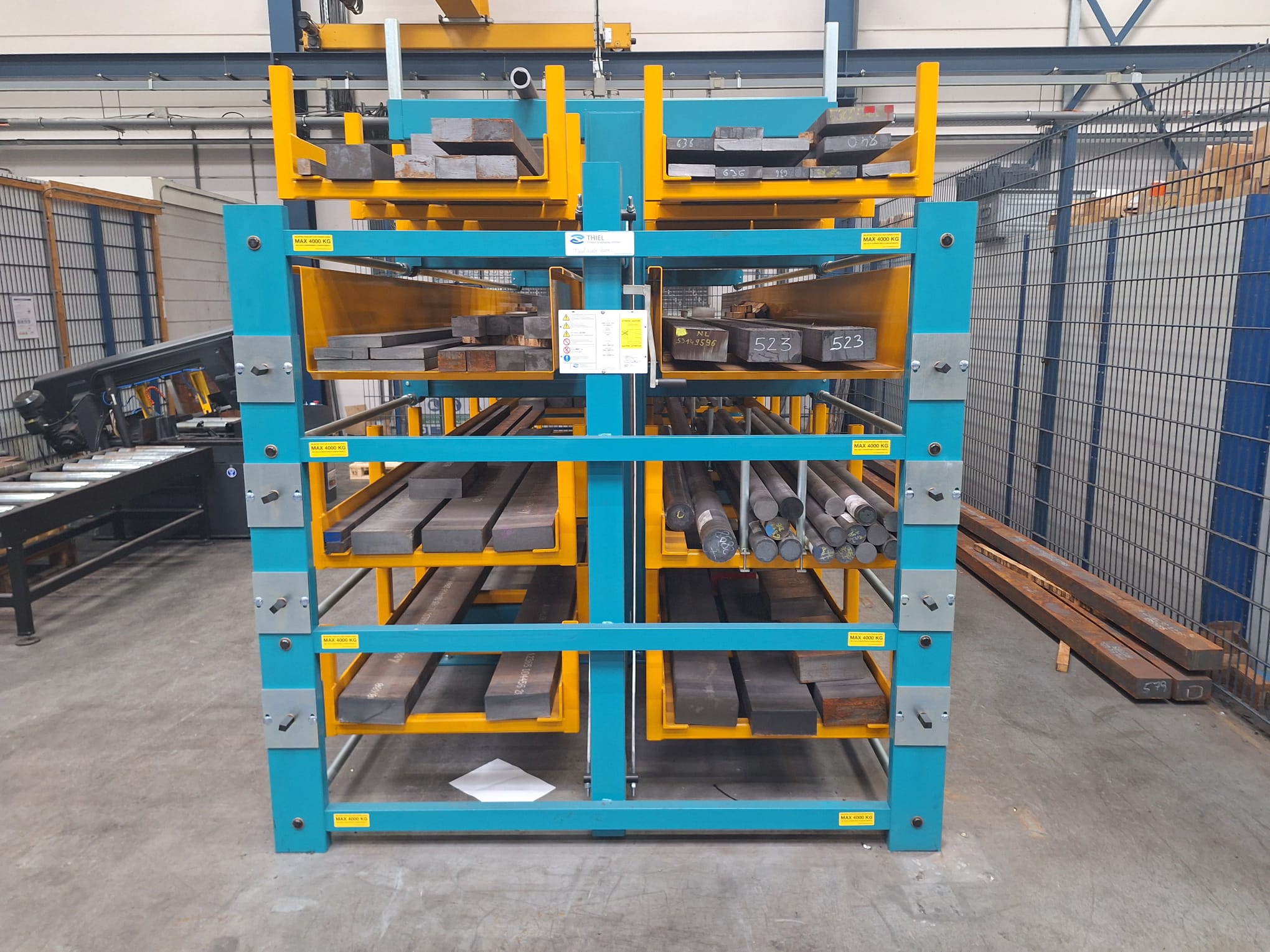THIEL long goods storage — Safe & organised handling - THIEL Storage ...